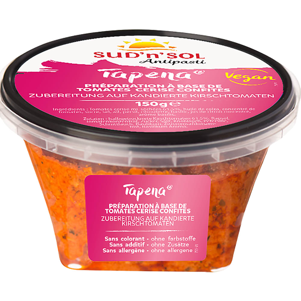 Sud'n'Sol Antipasti · Tapena' · candied cherries • Migros