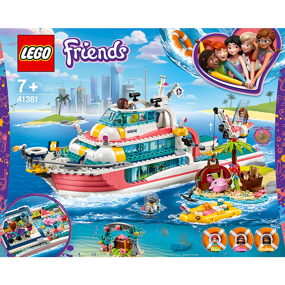 Lego Friends · Boat for rescue operations · 41381 years / 7 years and ...