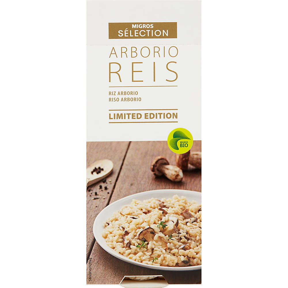 Sélection · Riz pour risotto bio · Arborio • Migros