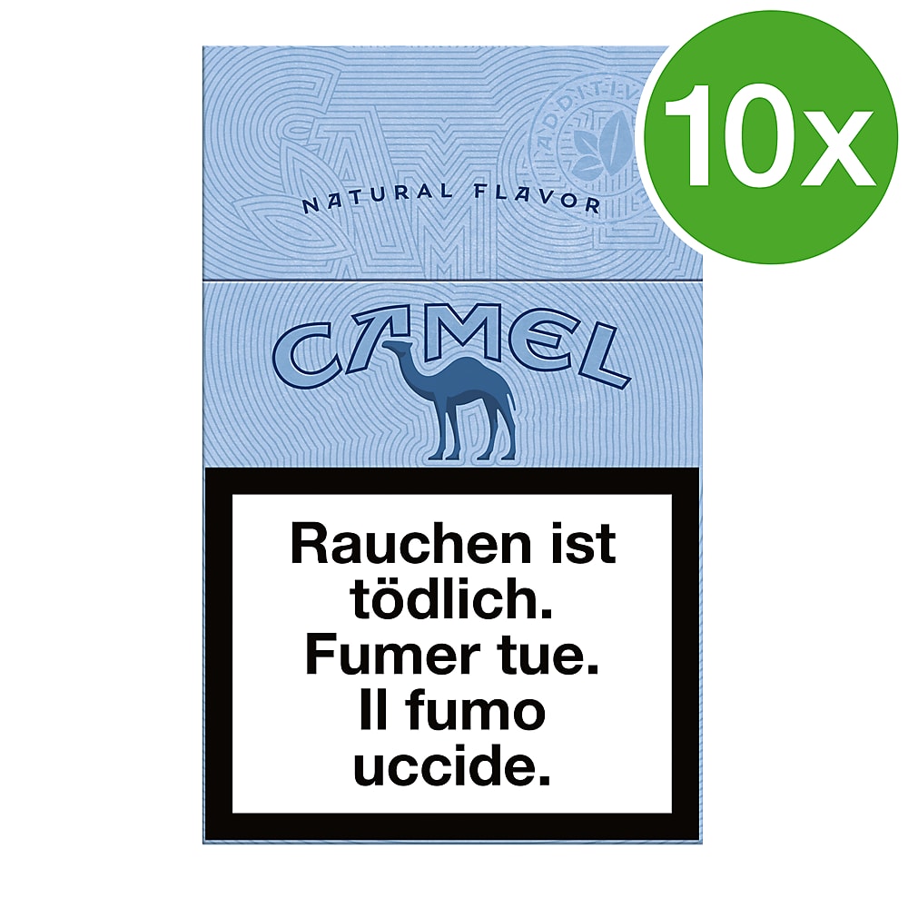 Camel Natural Flavor Blue · Cigarettes · Box • Migros