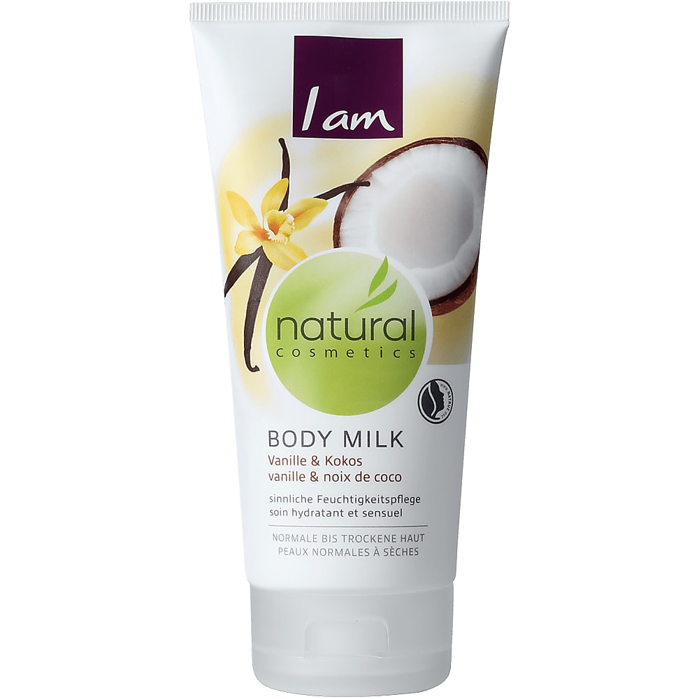 I am Natural Cosmetics · Body Lotion · Vanille et noix de coco • Migros