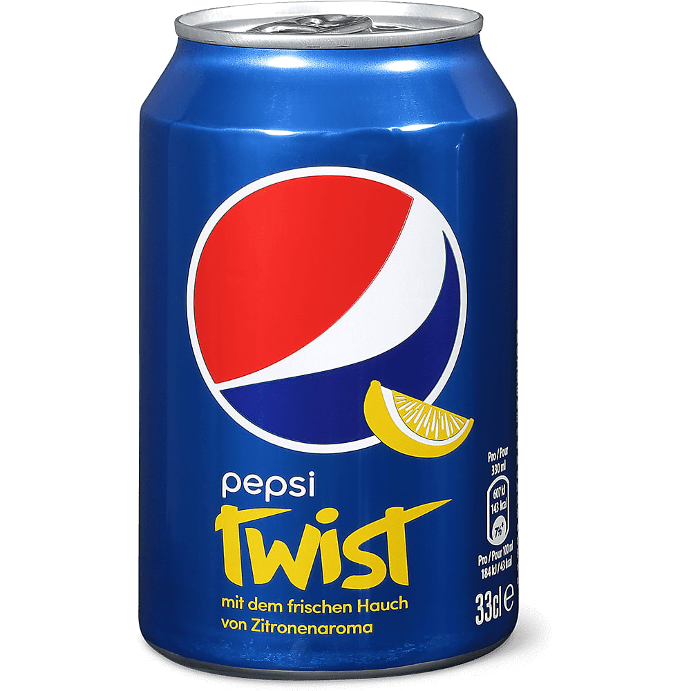 Pepsi Twist · Soft drink · Lemon • Migros