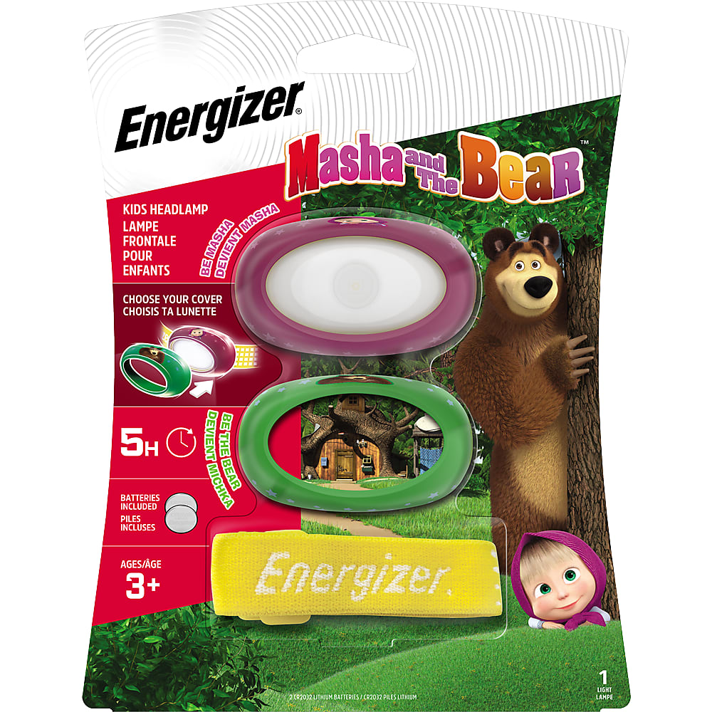 Energizer Kids · Headlamp · Masha and the Bear • Migros