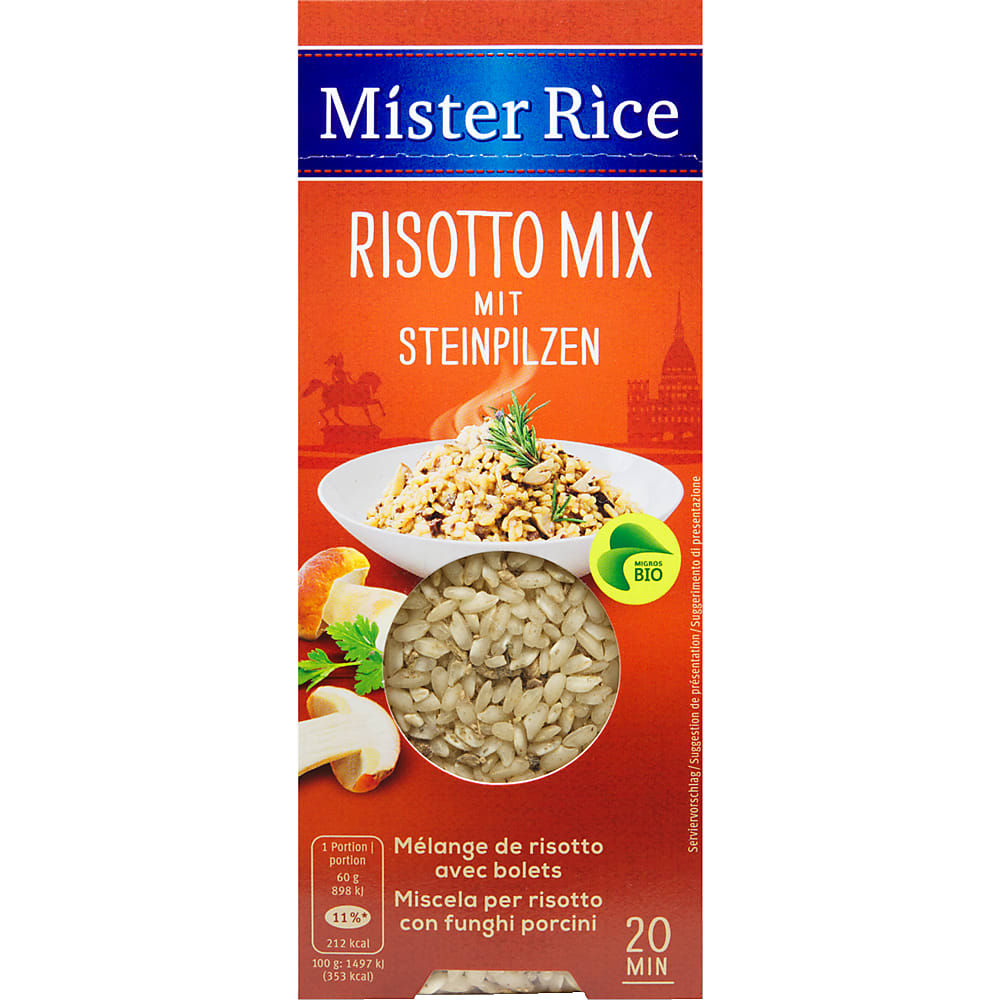 Mister Rice Risotto mix · Risotto mix organic · with porcini mushrooms ...
