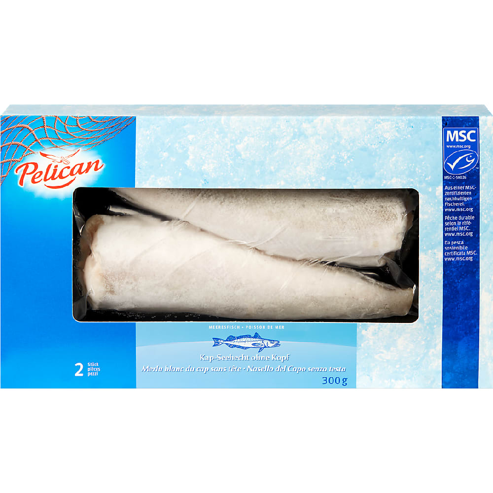 Pelican · Merlu blanc du cap sans tête · MSC / 2 pièces • Migros