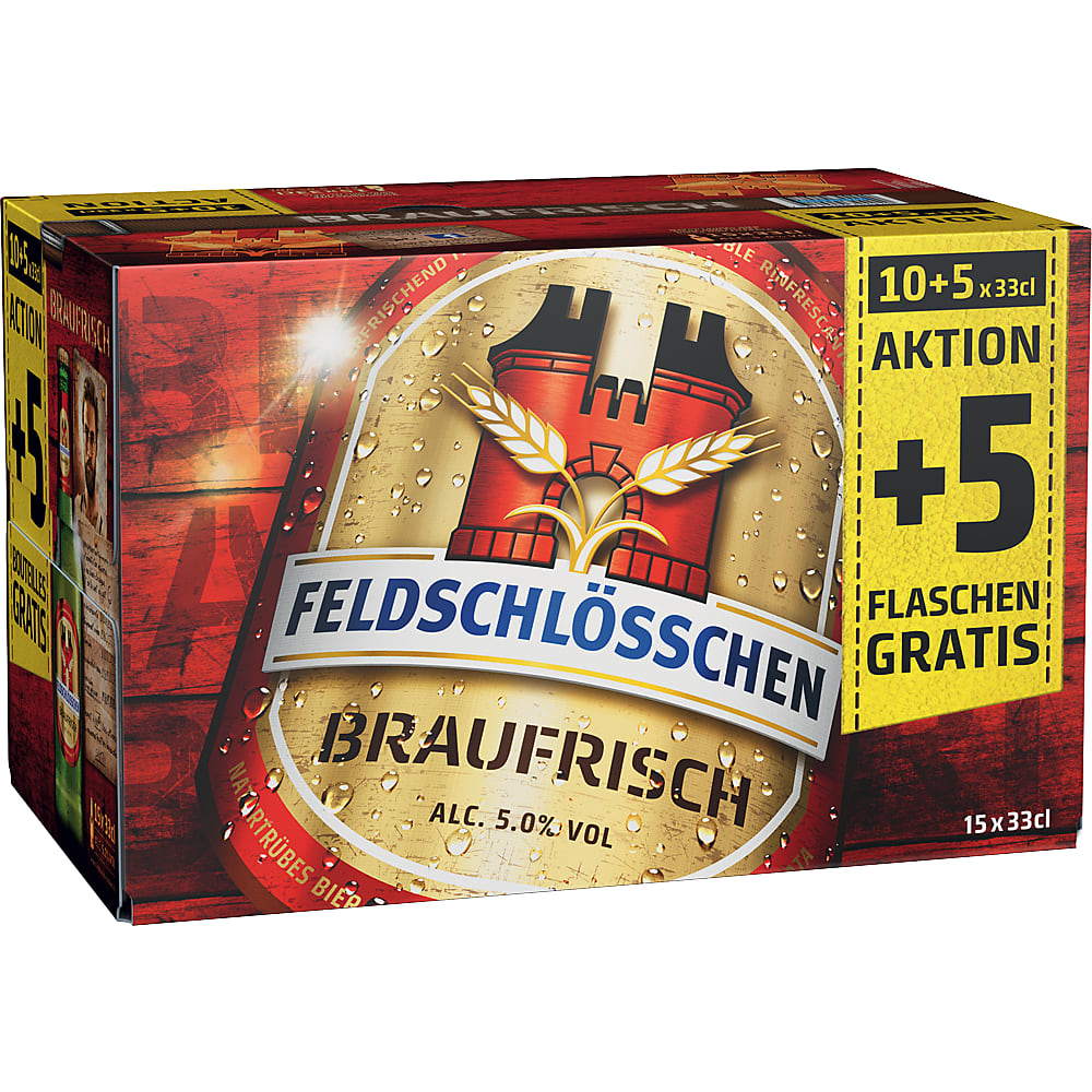 Feldschlösschen Braufrisch · Light beer · Natural turbidity • Migros