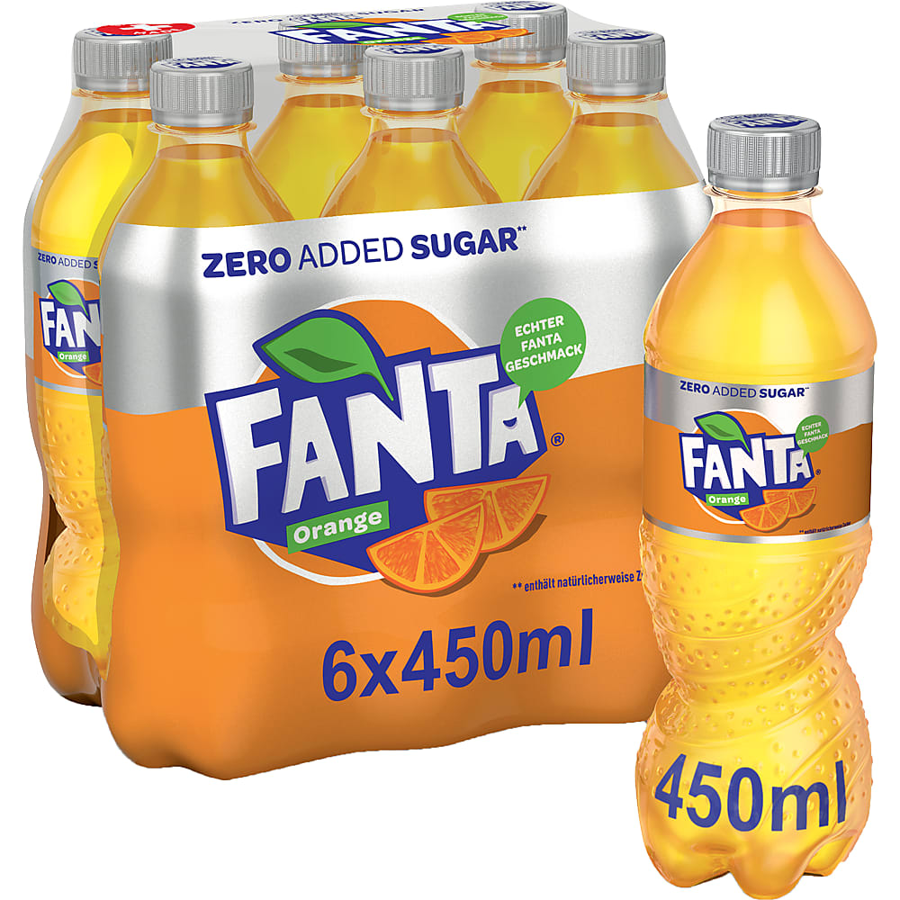 Fanta Zero · Limonade à basse calories · Orange • Migros