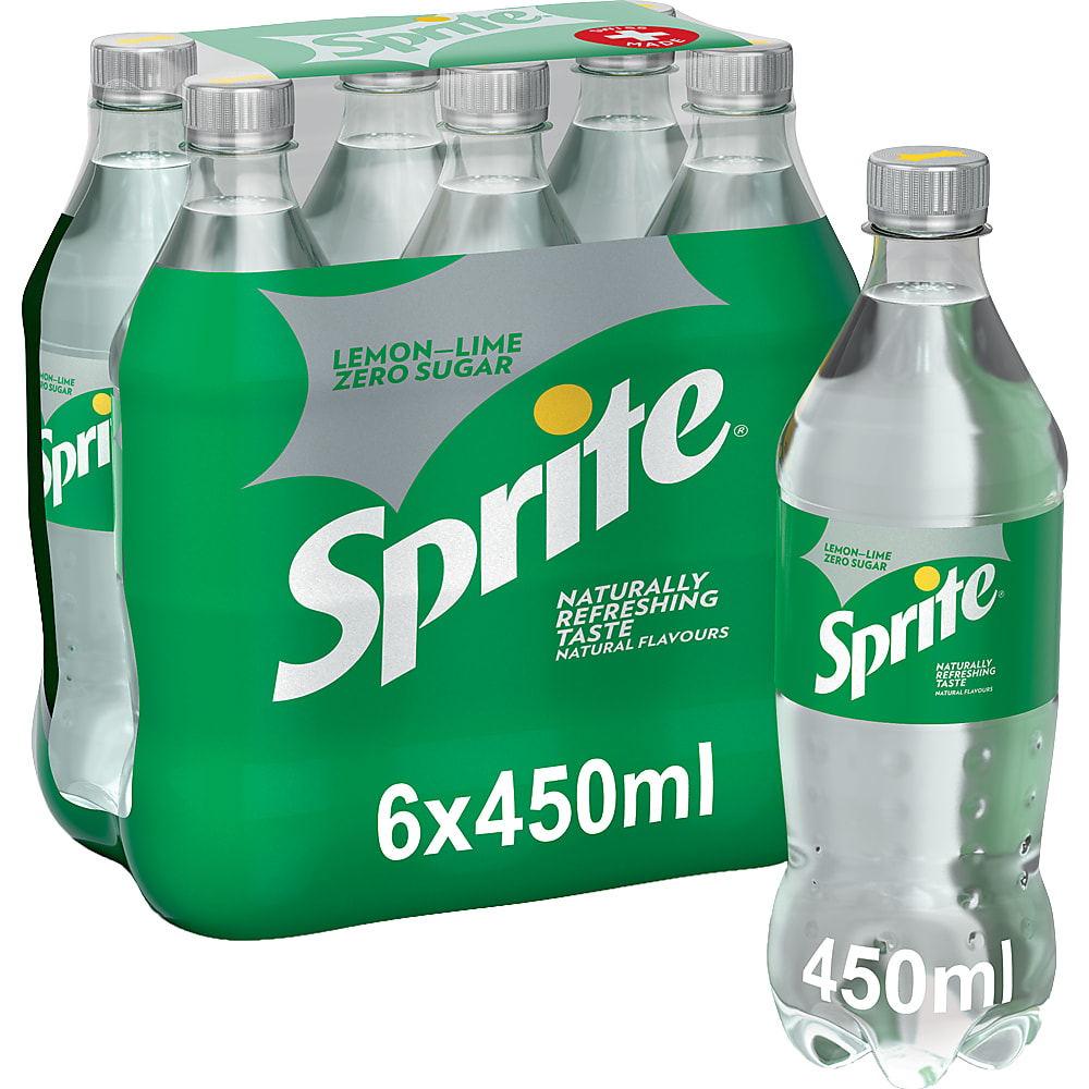 Sprite Zero · Kalorienarme Limonade · Mit Zitronen- und Limettenaromen ...
