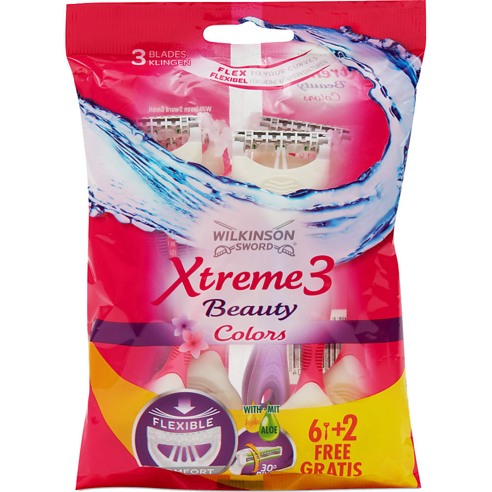 Wilkinson Xtreme 3 · Razor 3 blades · Beauty colors • Migros