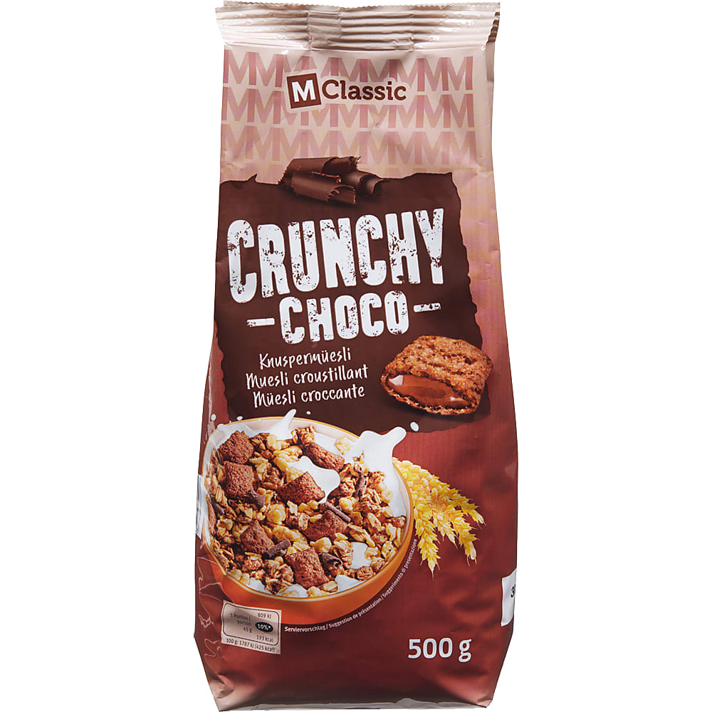 M-Classic · Mélange de céréales · cuites, avec chocolat • Migros