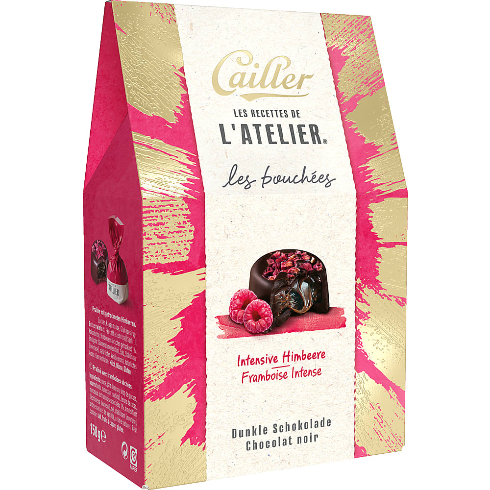 Cailler Les recettes de l'atelier · Chocolates · Raspberry • Migros