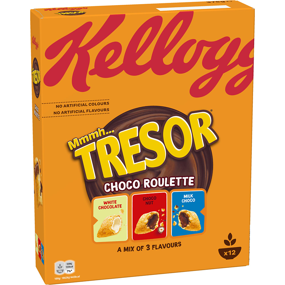 Kellogg's Tresor · Knusprige Getreidekissen mit leckerer Choco-Füllung ...