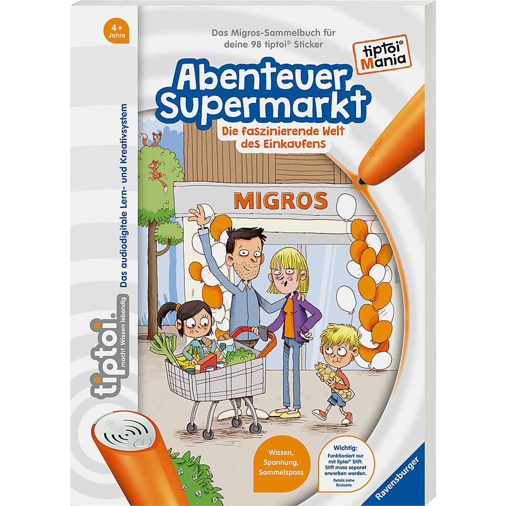 Ravensburger TipToi · German sticker album • Migros