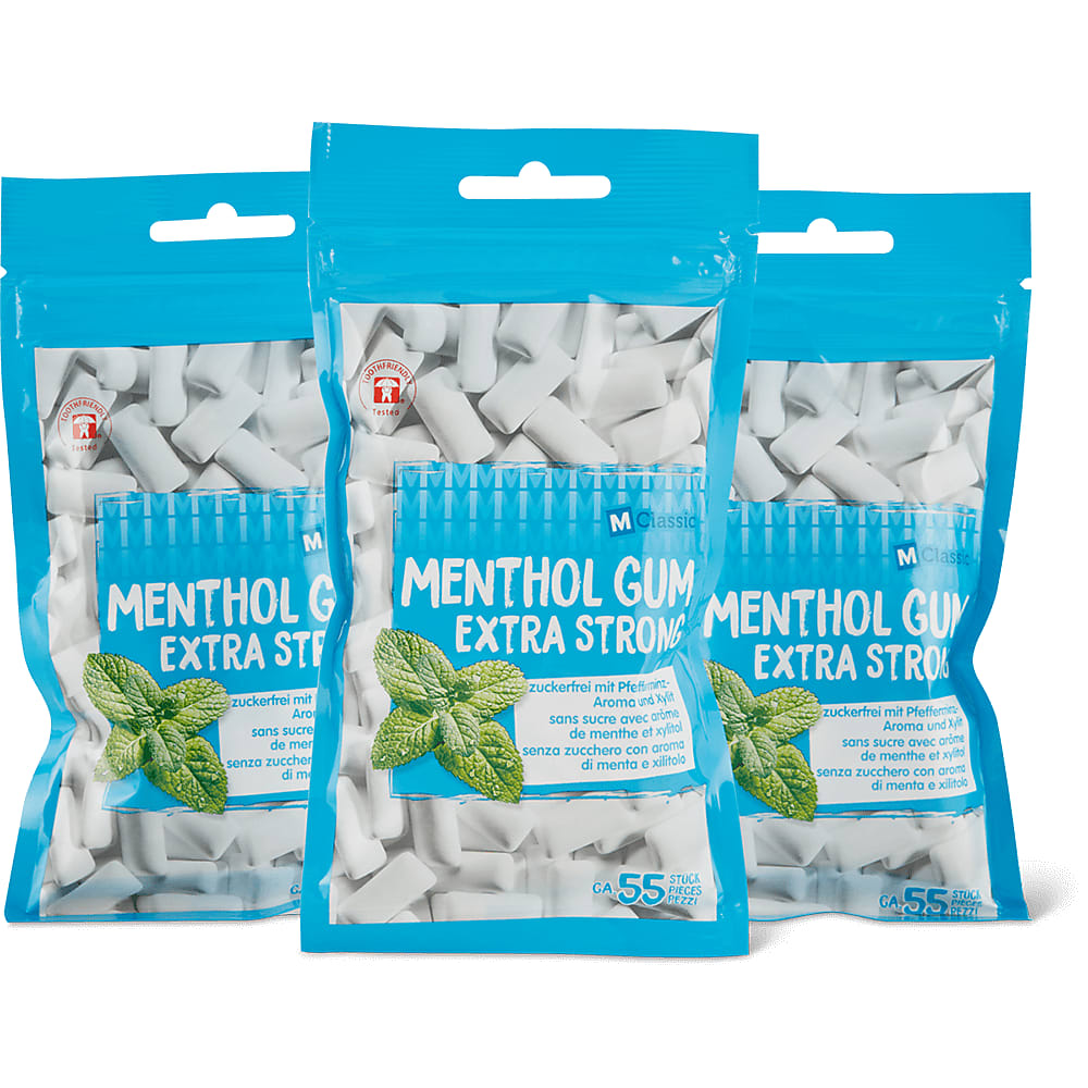 M-Classic · Chewing gum · Menthol Extra Strong • Migros Online