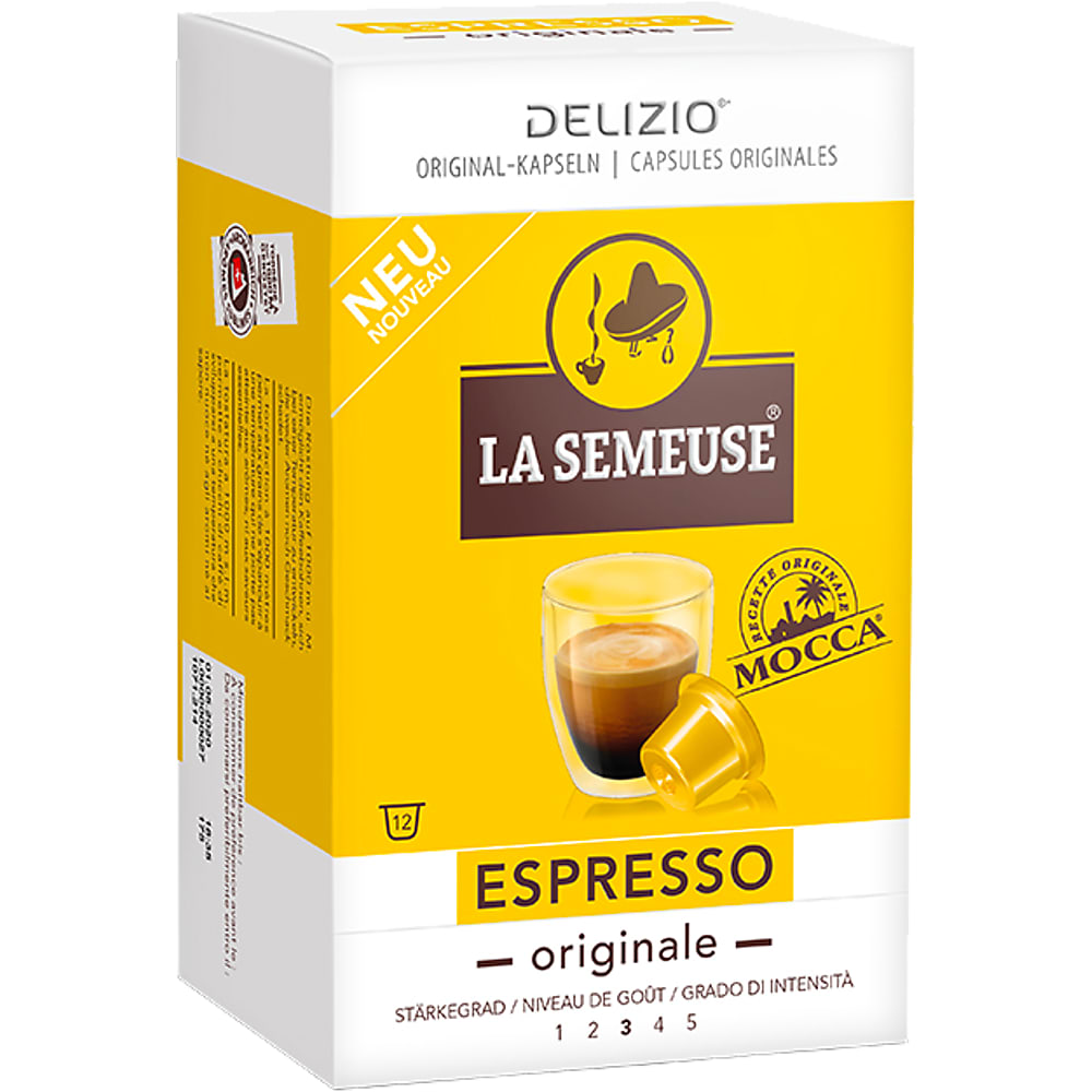 Delizio La Semeuse · Capsules de café · Espresso originale, système ...