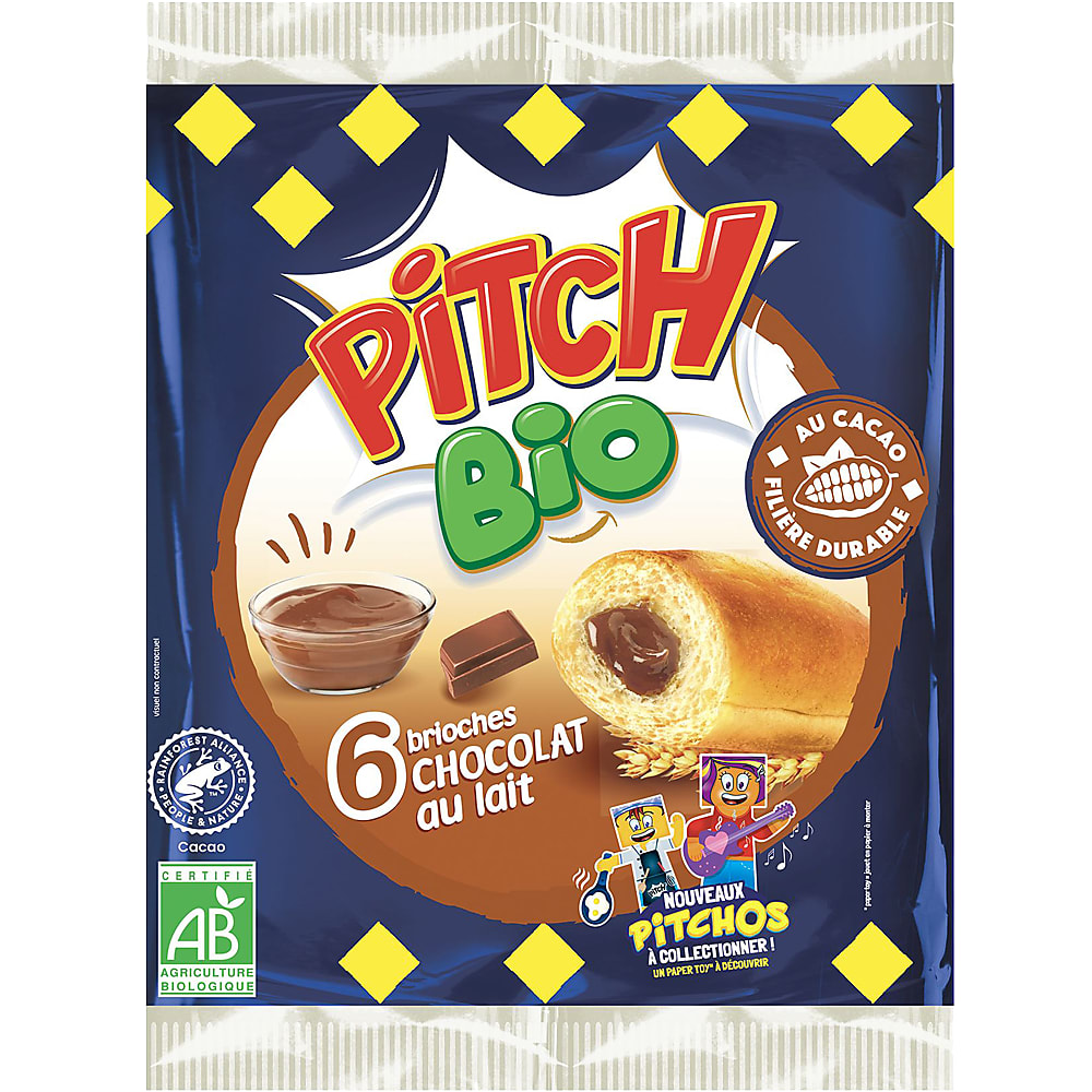 Pasquier Pitch · organic Brioches with chocolate filling • Migros