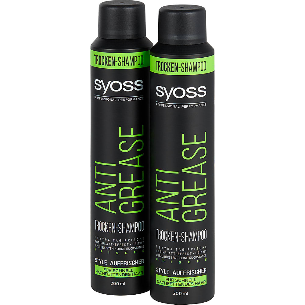 Syoss Professional Performance · Dry Shampoo Spray · For greasy hair ...
