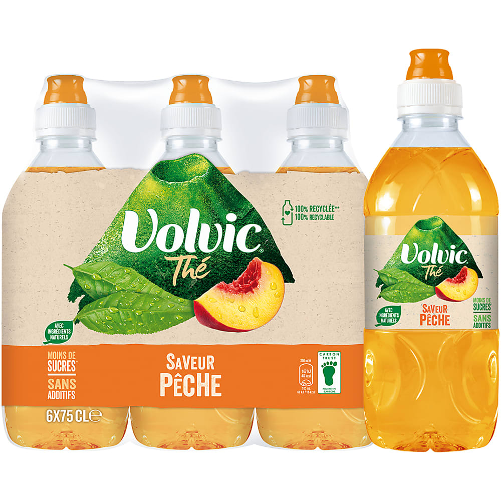 Volvic Thé · Ice tea · Peach • Migros