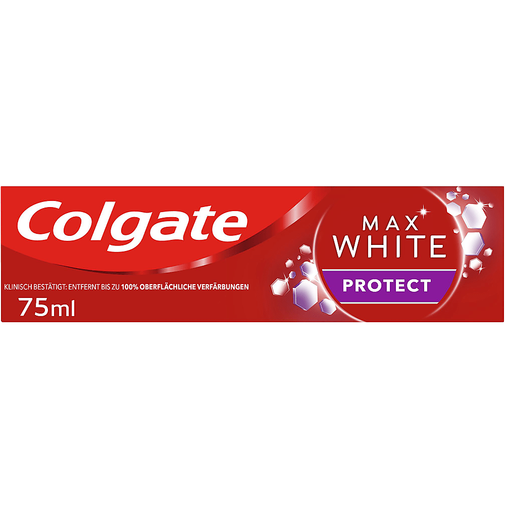 Colgate Max White Protect · Toothpaste with fluoride · Gentle mint • Migros