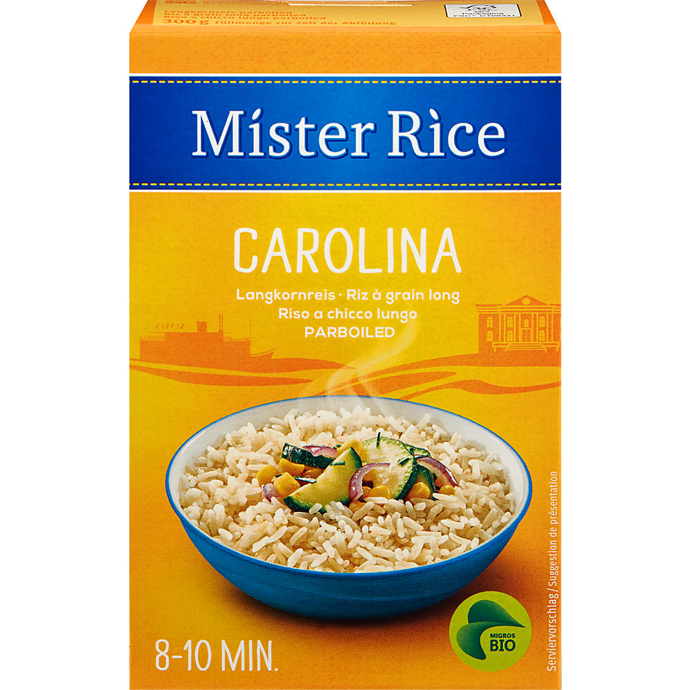 Mister Rice Bio · long grain rice · carolina • Migros