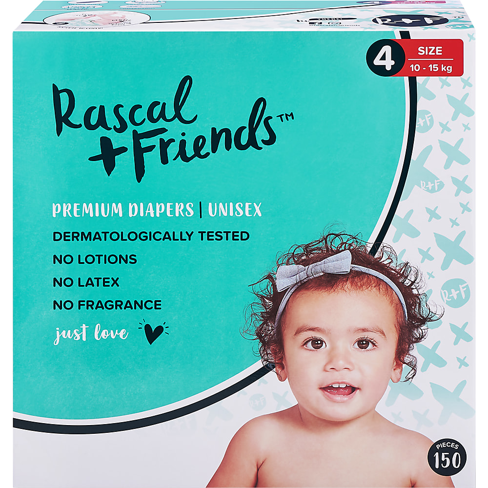 Rascal+Friends · Couches · Taille 4 / 10-15kg • Migros
