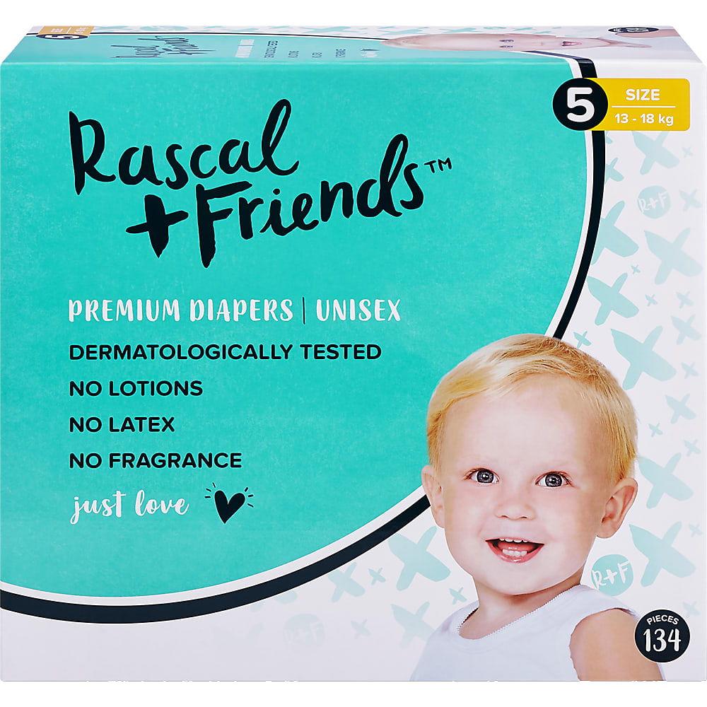 Rascal+Friends · Couches · Taille 5 / 13-18kg • Migros