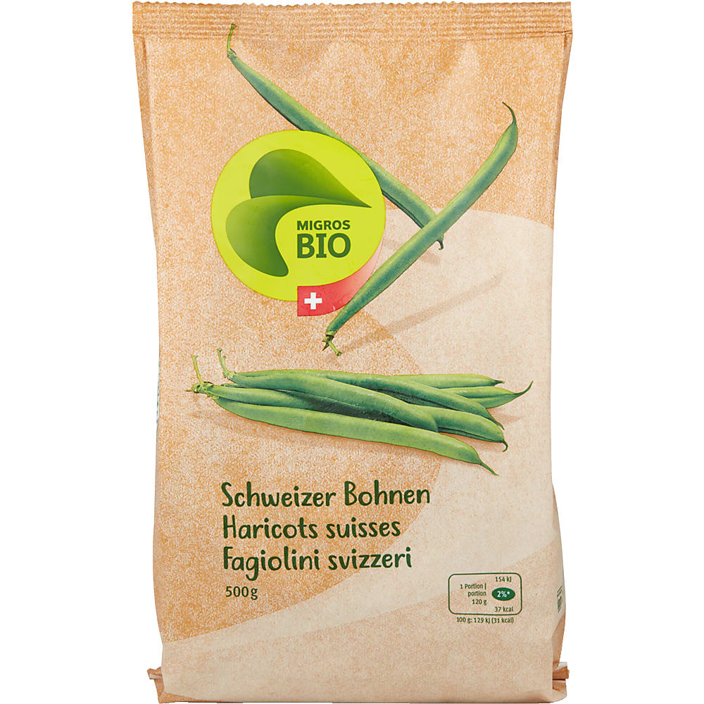 Migros Bio · Beans · unseasoned • Migros