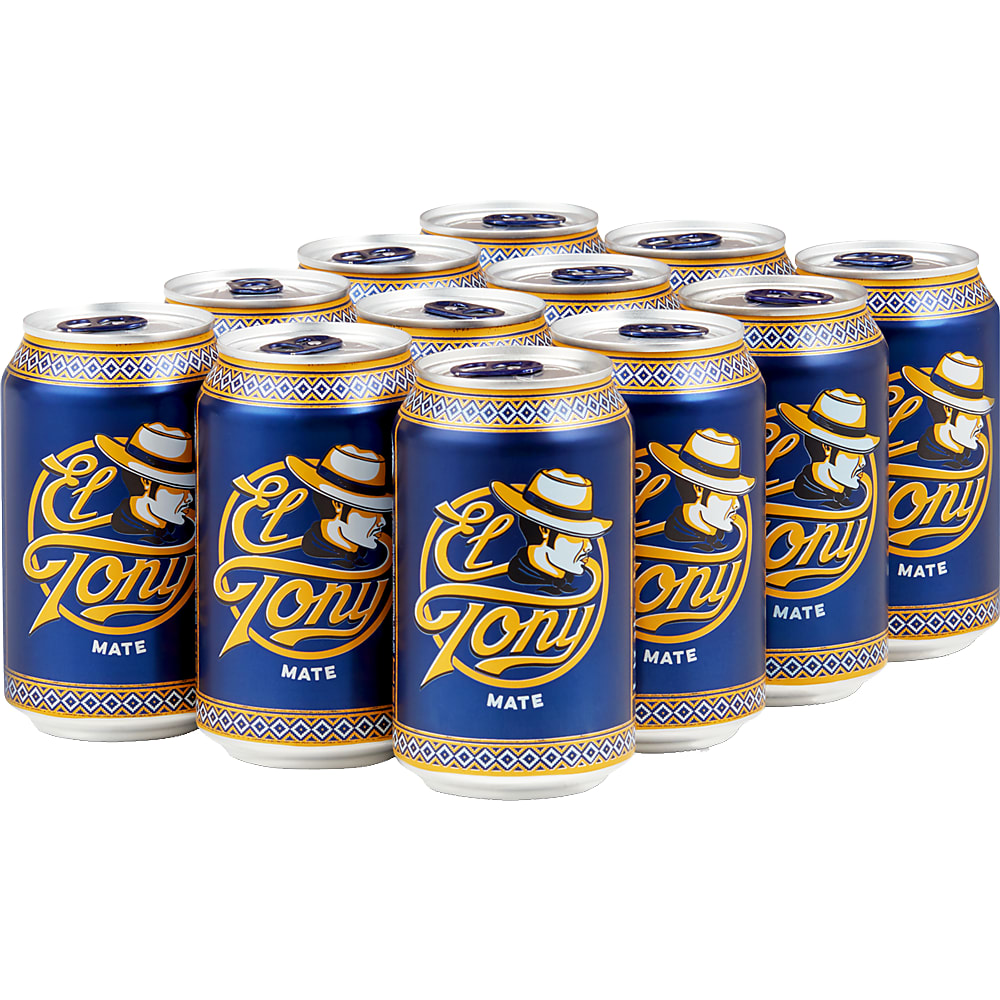 El Tony Mate · Refreshing drink · Mate, guarana extract, caffeine • Migros