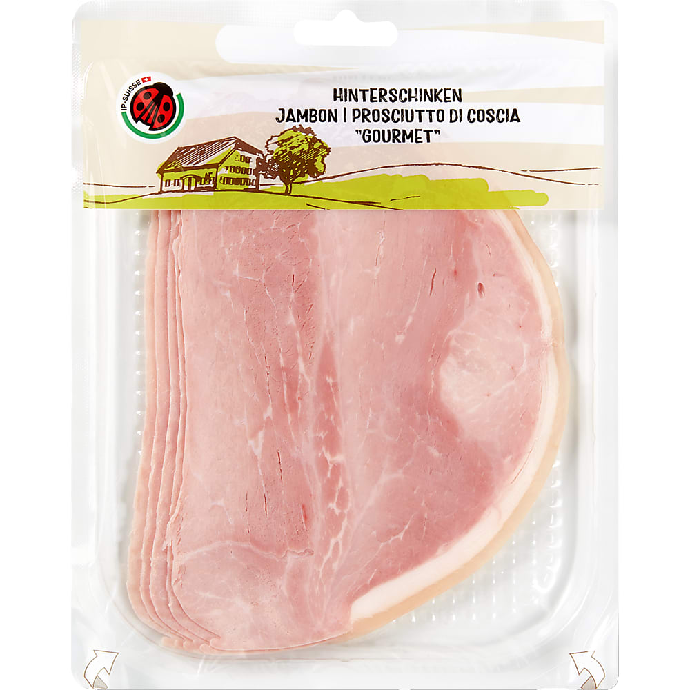 IP-SUISSE · Hinterschinken · Gourmet • Migros