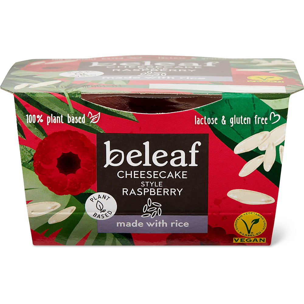 beleaf · Vegetable alternative to cheesecake · Style Raspberry - Vegan ...