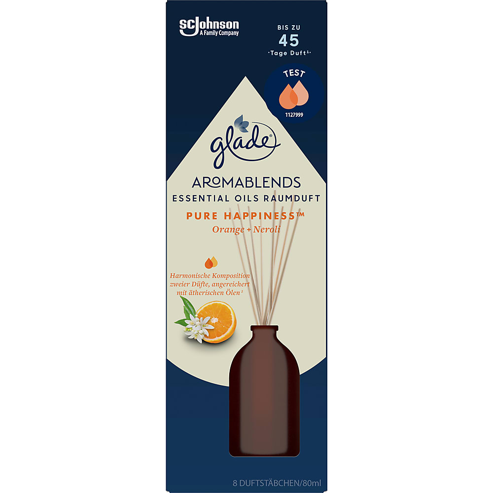Glade Aromablends · Essential Oils Reed Diffuser · Pure Happiness ...