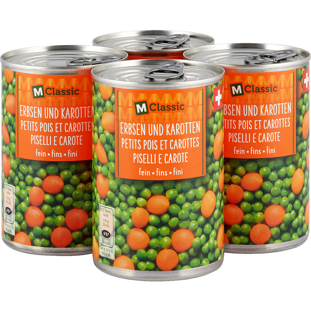 M-Classic · Peas with carrots • Migros
