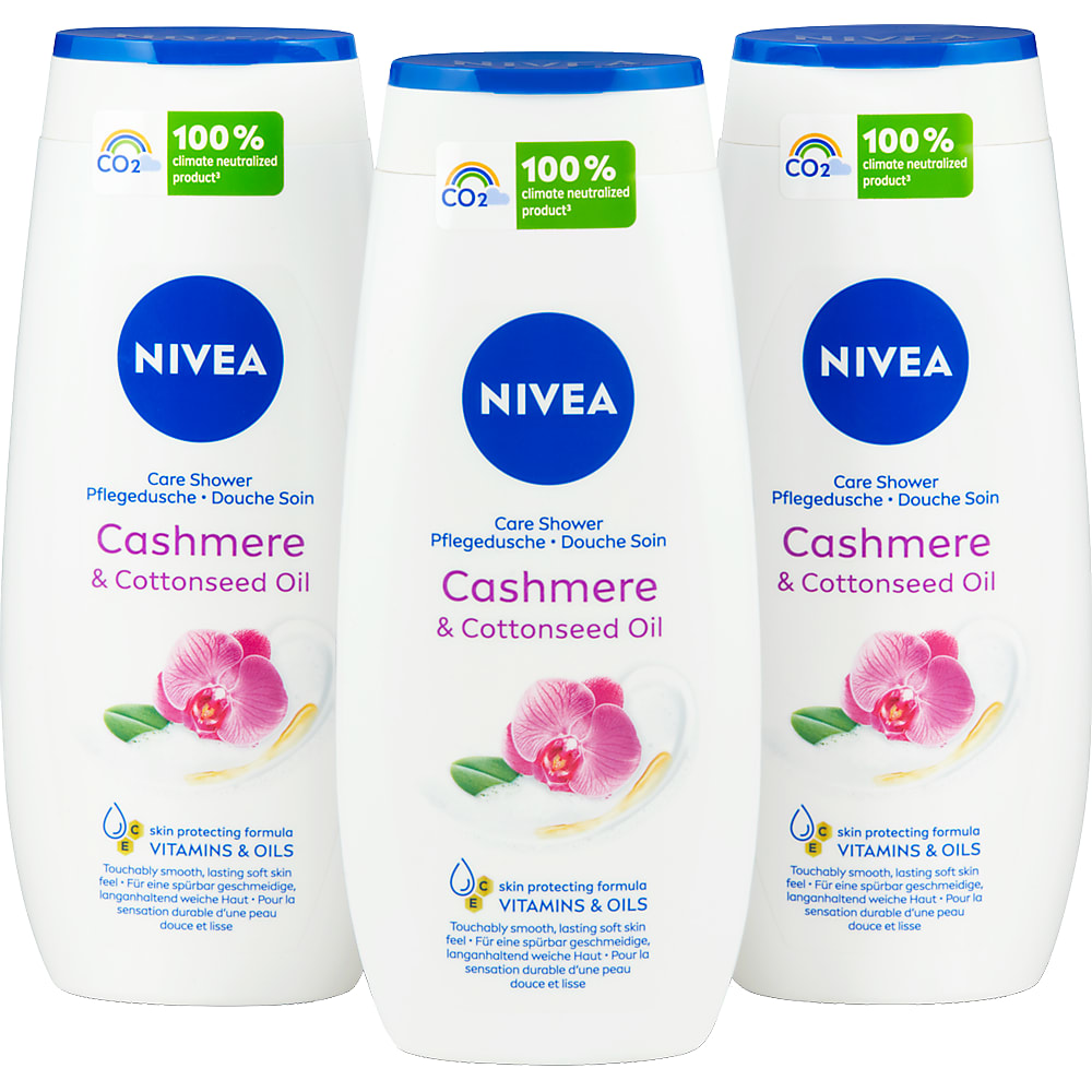 Nivea · Duschcreme · Cashmere & Cottonseed Oil • Migros