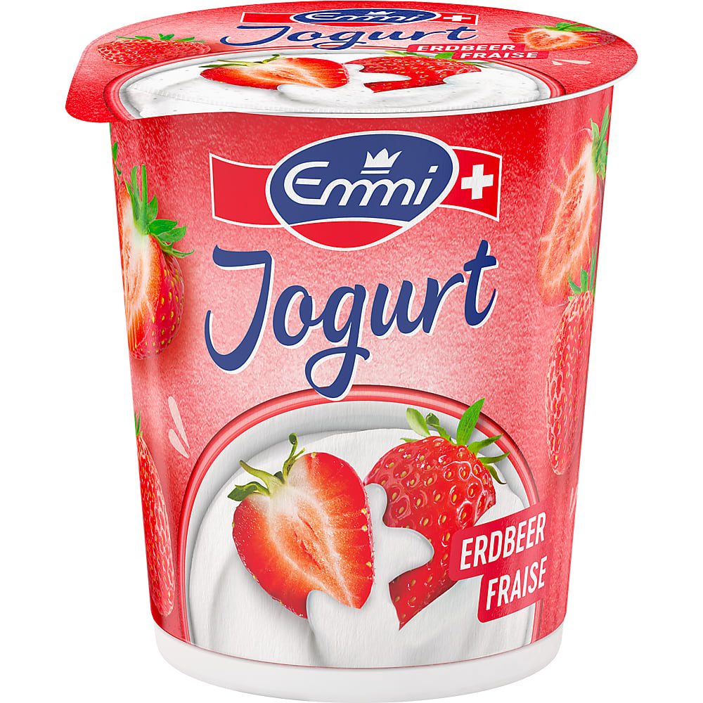 Emmi · yogurt · Strawberry • Migros