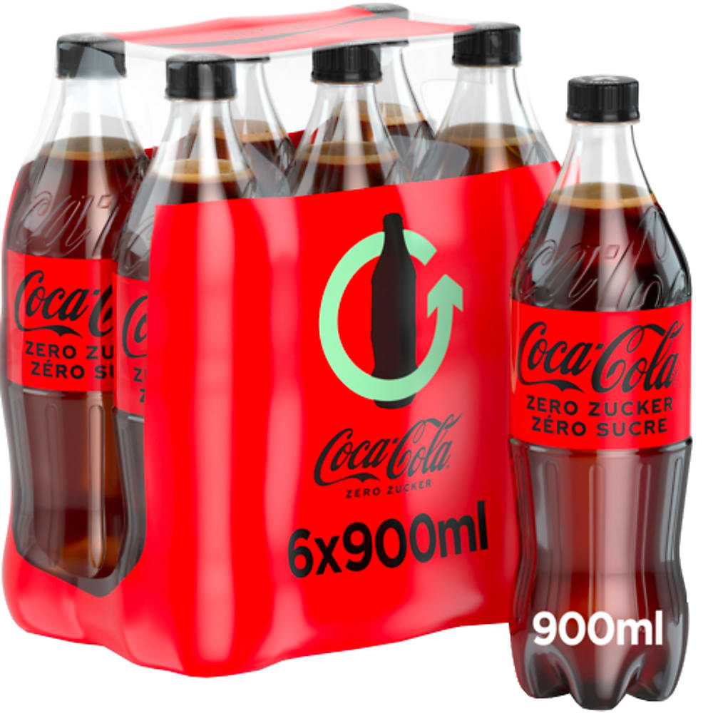 Coca-Cola Zero · Low-calorie caffeinated soft drink • Migros