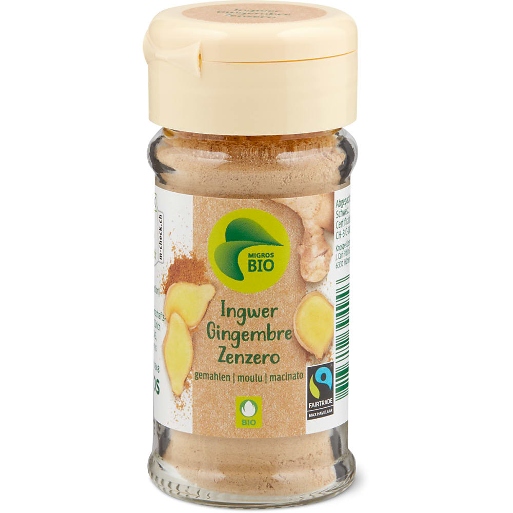 Bio Fairtrade · Ingwer · gemahlen • Migros
