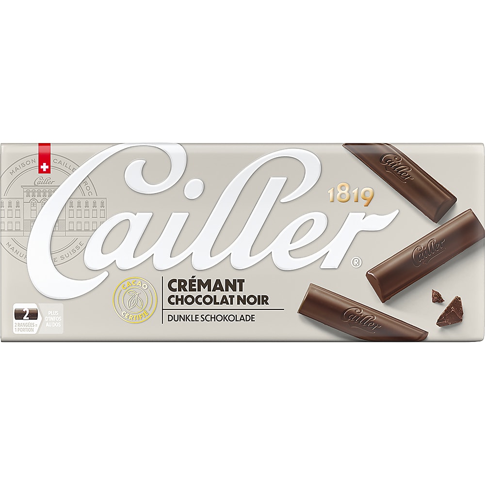 Cailler · Tablette de chocolat · Noir, Crémant • Migros
