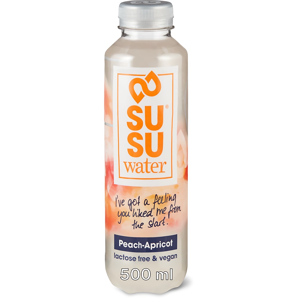 Susu Water · Flavoured water · Peach-Apricot • Migros