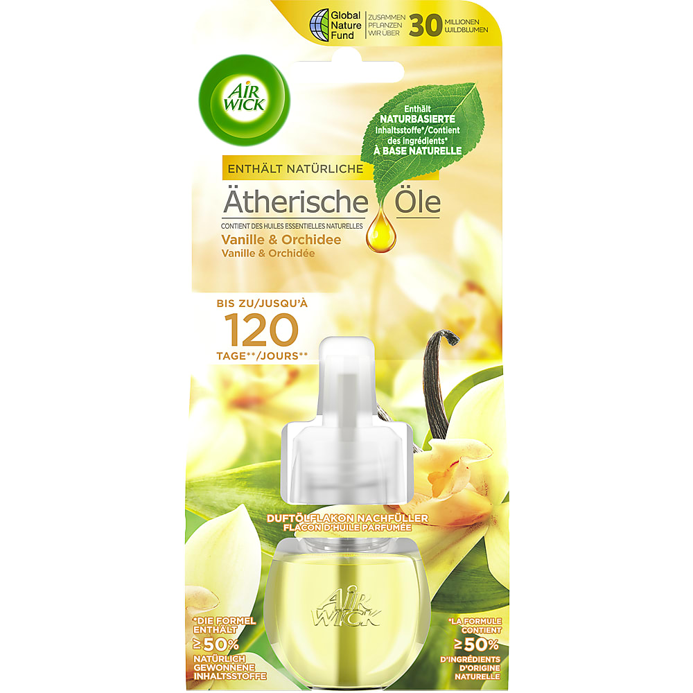 Air Wick · Elektrischer Duftstecker Nachfüllflakon · Vanille & Orchidee, bis zu 120 Tage • Migros