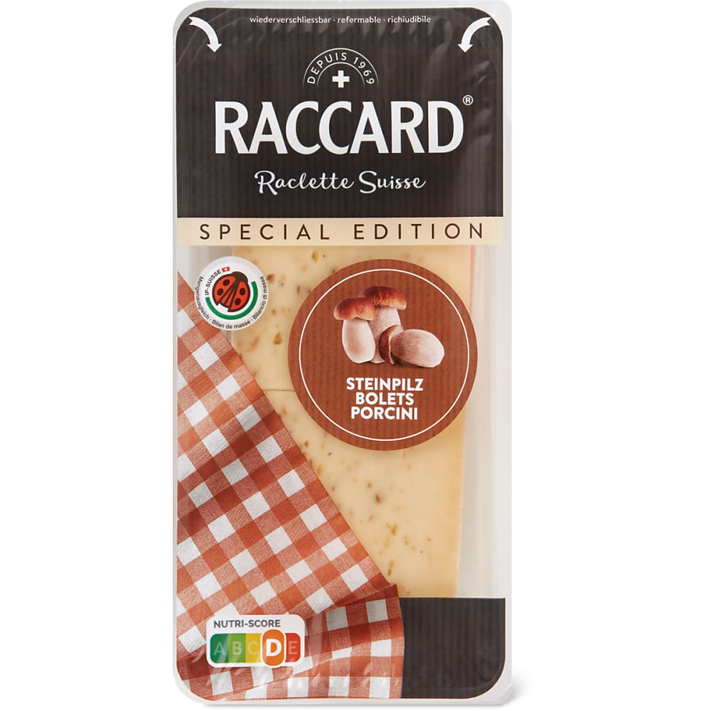 Raccard IP-SUISSE · Raclette · Boletus - 6 slices • Migros