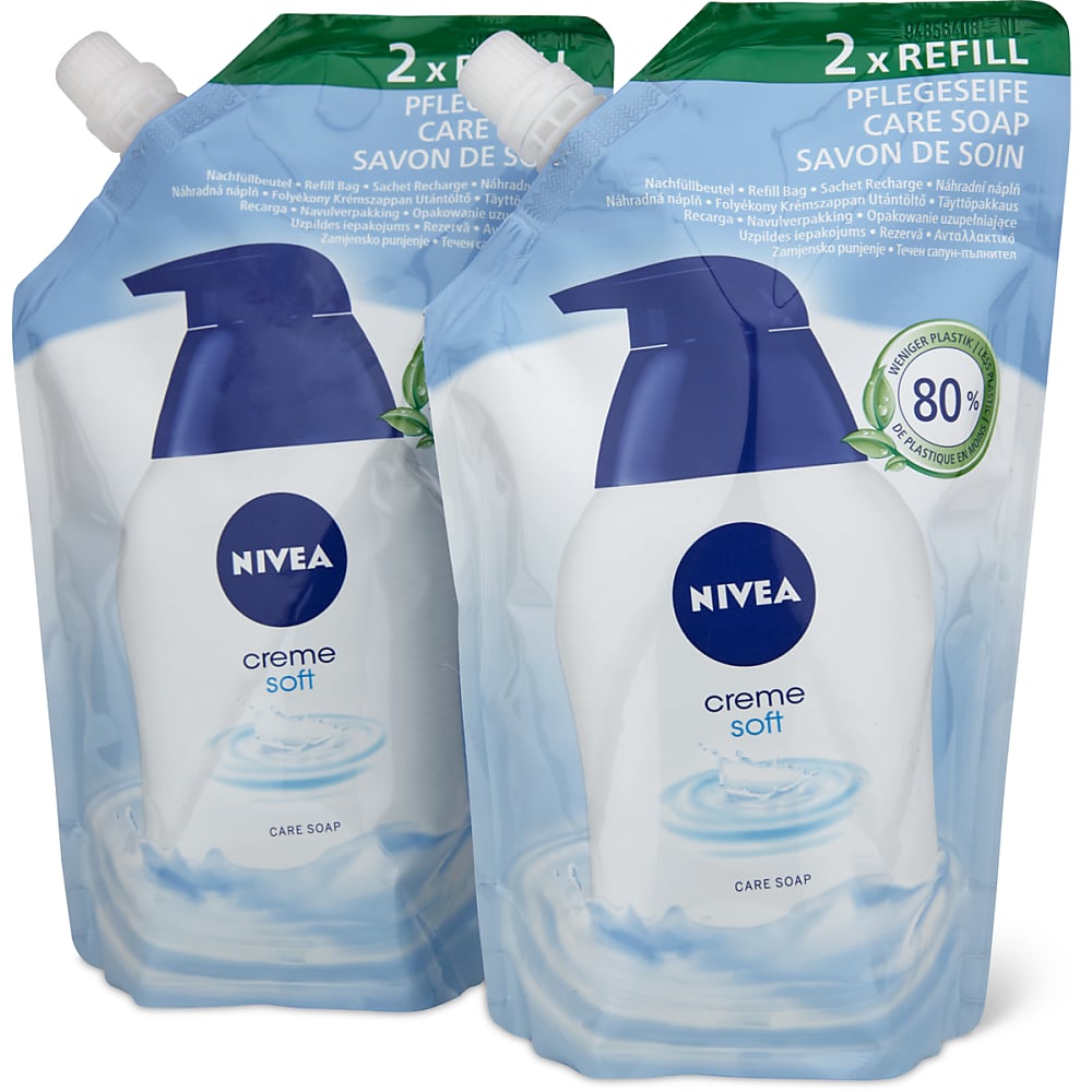 Nivea Creme Soft · Savon de soin · pour 4 recharges • Migros