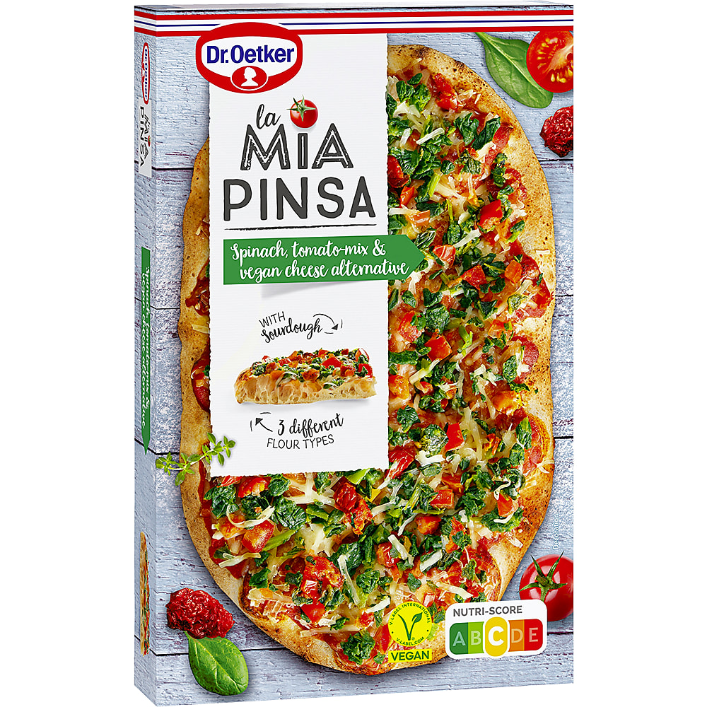 Dr. Oetker La Mia Pinsa · Pizza · spinach, tomatoes • Migros Online