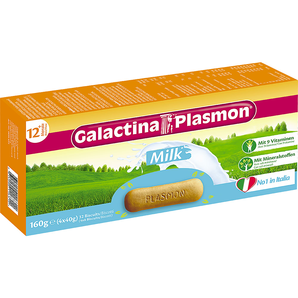 Galactina Plasmon Plasmon · Baby Keks mit Milch · Ab 12 Monaten • Migros