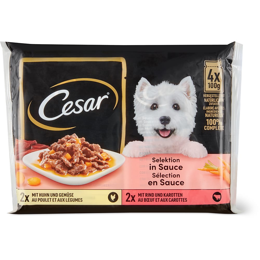 Cesar Sauce · émincés en sauce · Au poulet et aux petits légumes et au ...