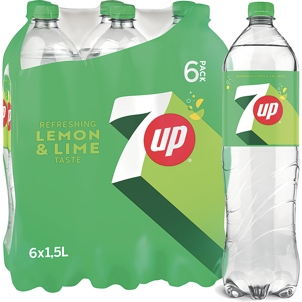 7up · Lemonade · lemon & lime • Migros