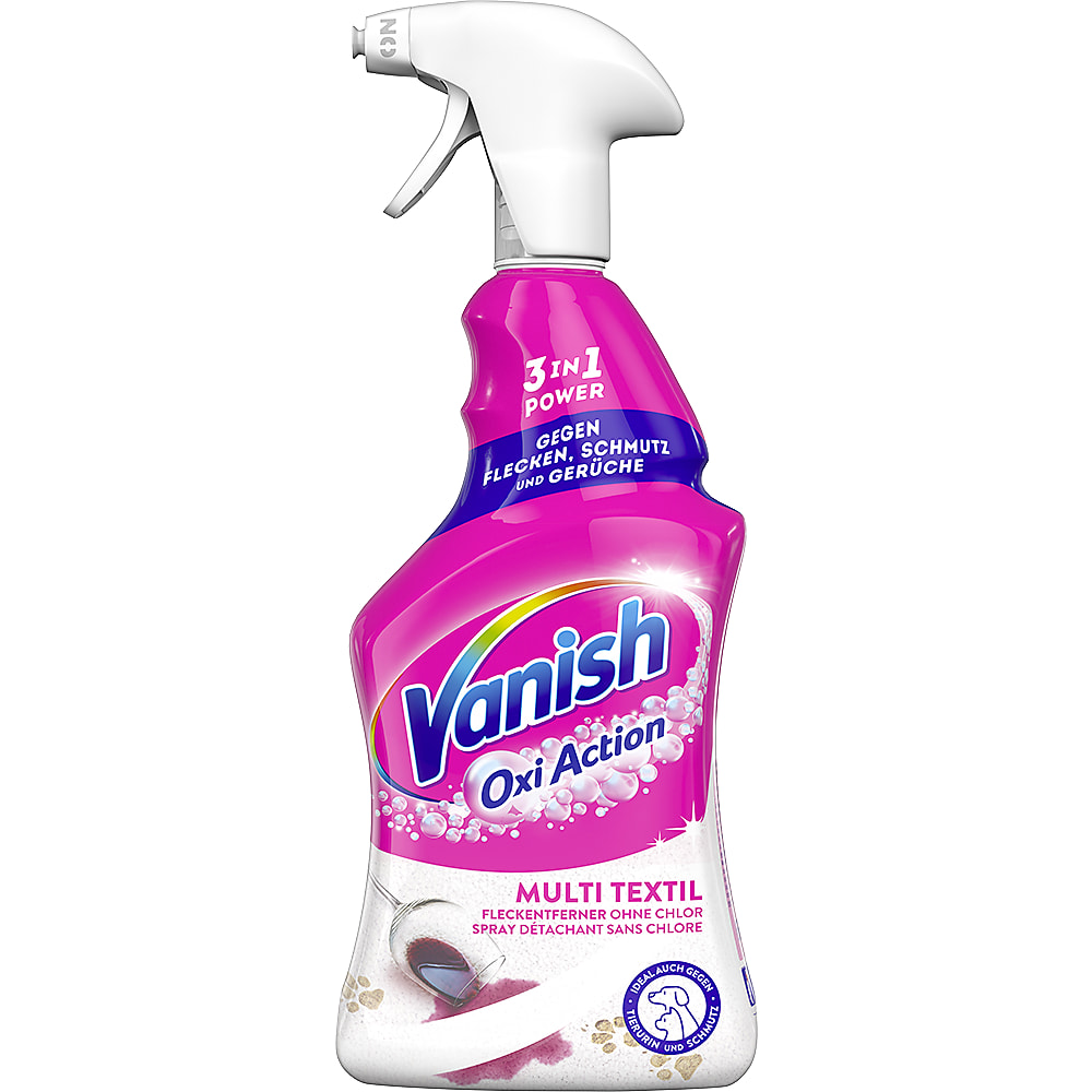 Vanish Oxi Action · Spray détachant prélavage · Multi textiles • Migros