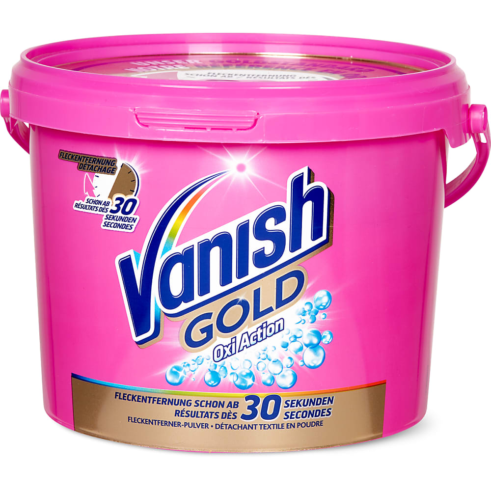 Vanish Oxi Action Gold · Stain remover powder • Migros