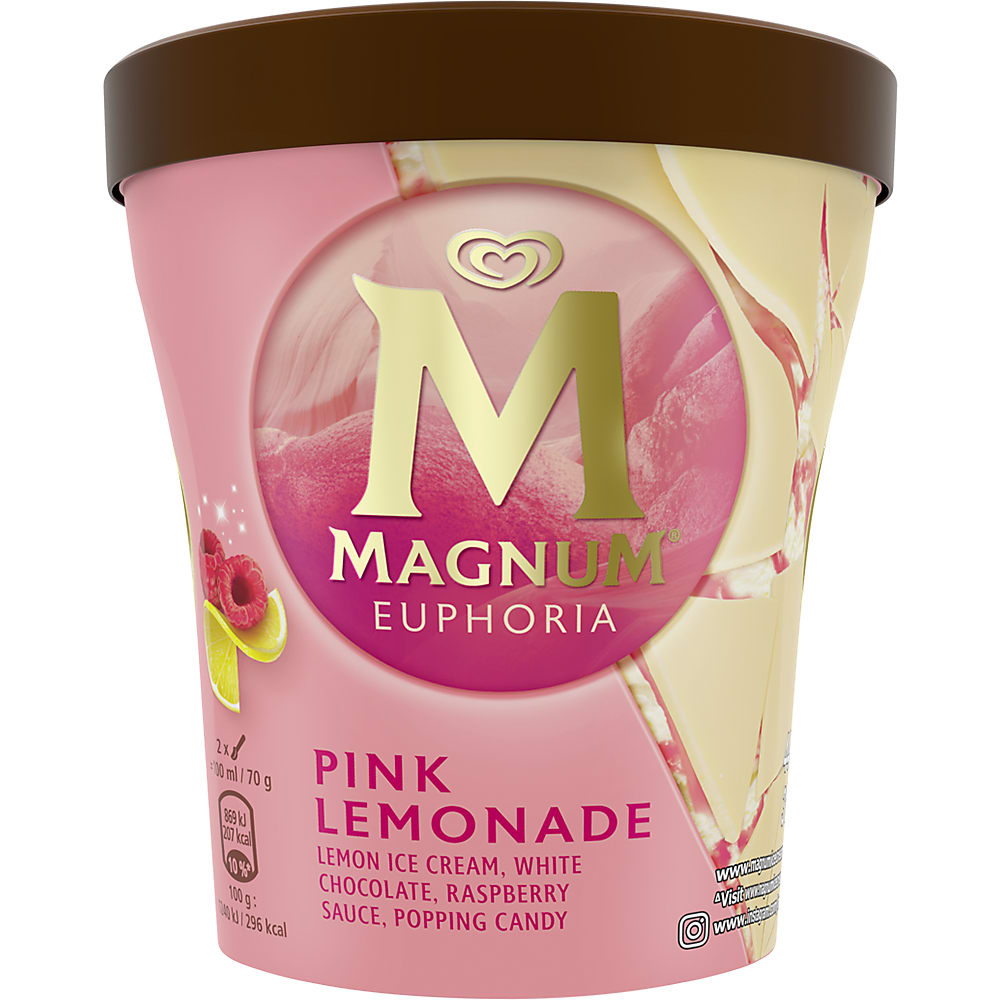 Magnum · Rahmglace · Euphoria Pink Lemonade • Migros Online