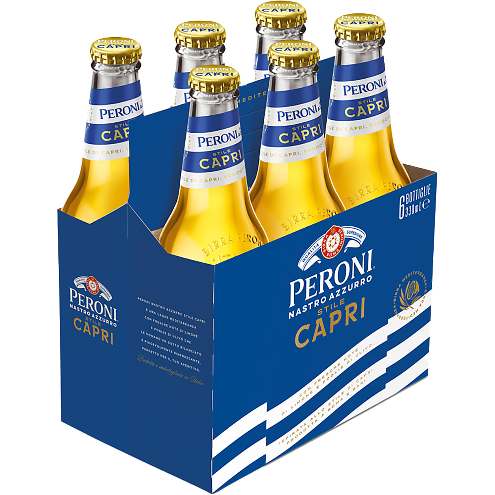 Peroni Nastro Azzurro Capri · Lager Bier • Migros Online