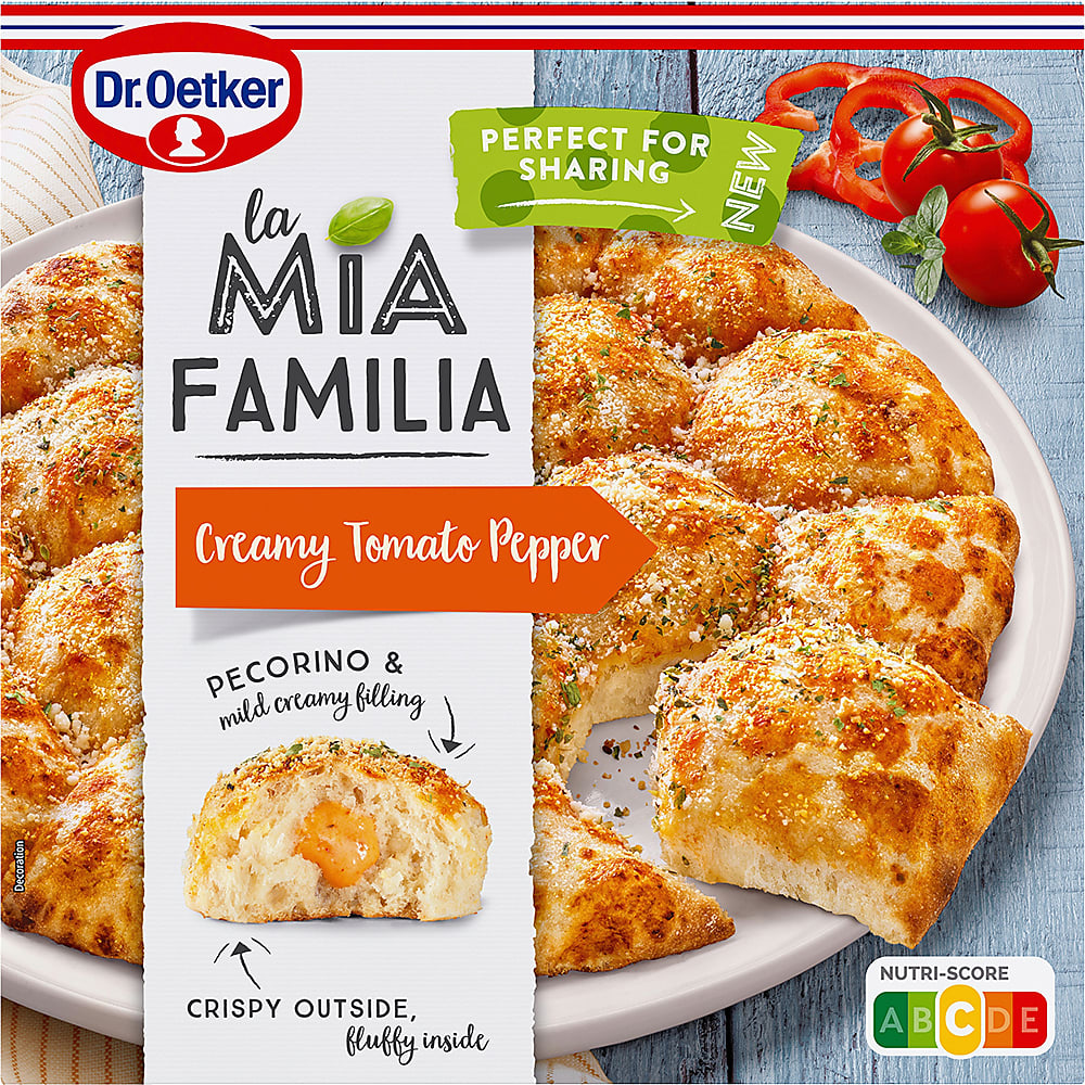 Dr. Oetker La Mia Familia · Pizzabrot · Creamy Tomato Pepper • Migros ...